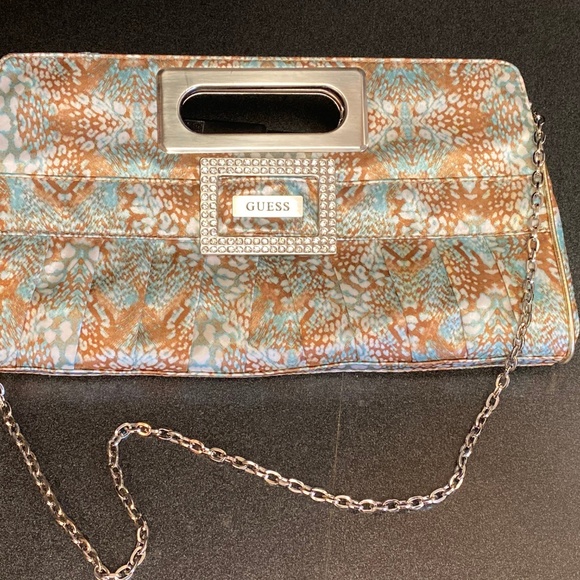 Guess | Bags | Beautiful Satin Rhinestone Cross Body Purse | Poshmark